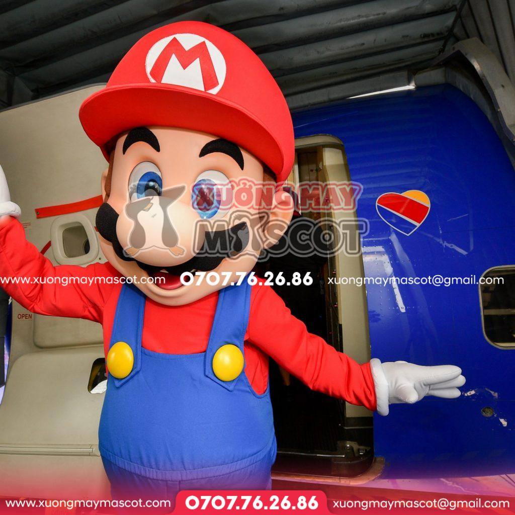 MASCOT MARIO - NHÂN VẬT TRÒ CHƠI ĐIỆN TỬ NỔI TIẾNG - Xưởng may mascot HCM