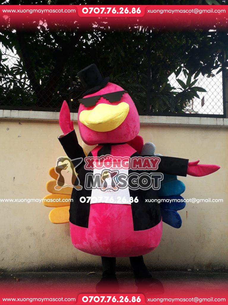 Mascot Chim Công - Xưởng may mascot HCM mascot chim công cho thuê